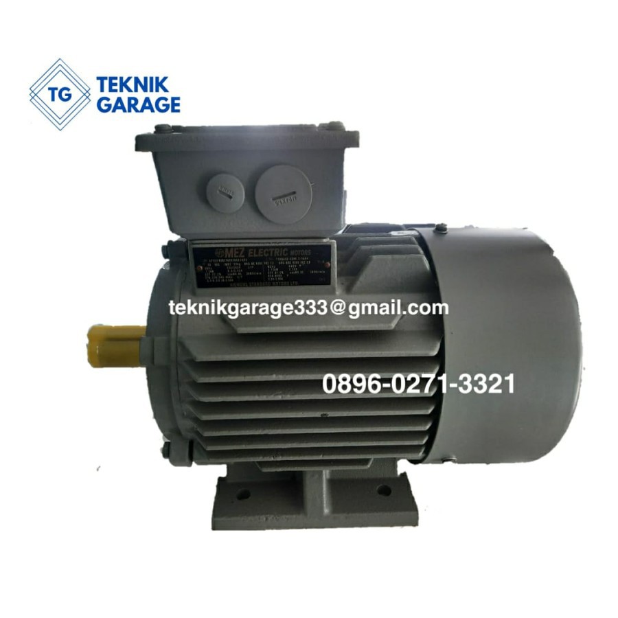 Jual Elektro motor - MEZ 4 Pole 10HP (7,5KW) 380/660V 50HZ 3 Phase B3 ...