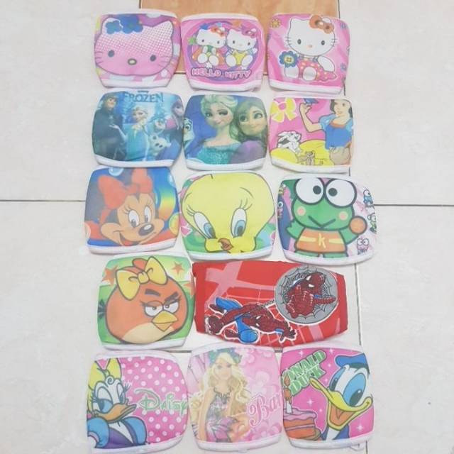 Jual Masker Kain Kartun / Masker Karakter / Masker Anak / Masker Gambar ...