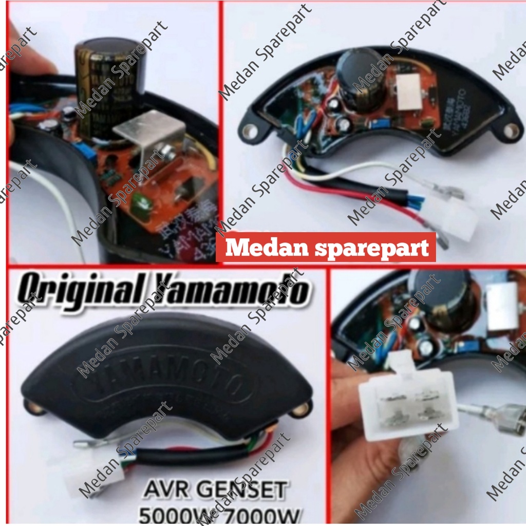 Jual Yamamoto Avr Genset bodi plastik Bensin starter 5kw 7kw 5000watt ...