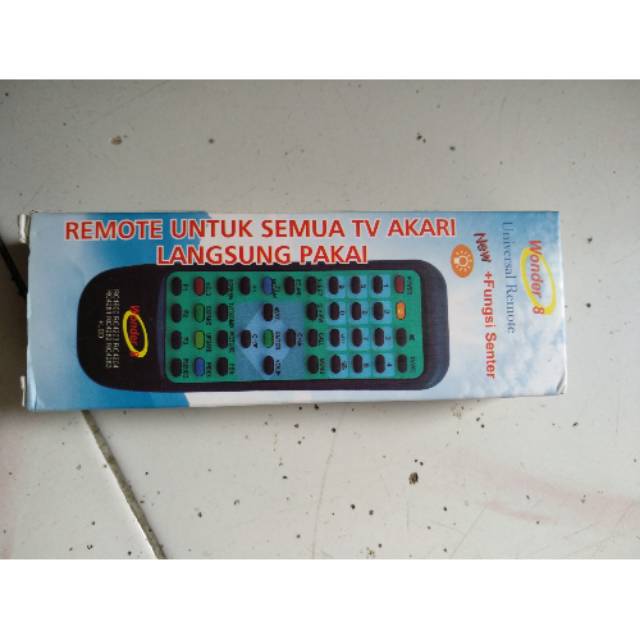 Jual Remote kontrol multi TV tabung Akari | Shopee Indonesia