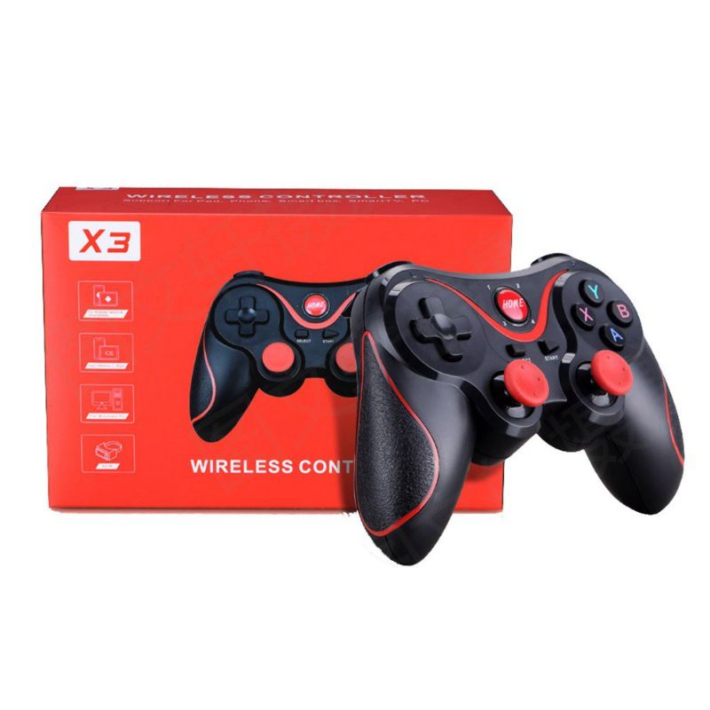 Jual STIK PS Stick Gamepad X3 stick Hp Wireless with Holder Joystick For Android Smartphone Bluetooth Shopee Indonesia