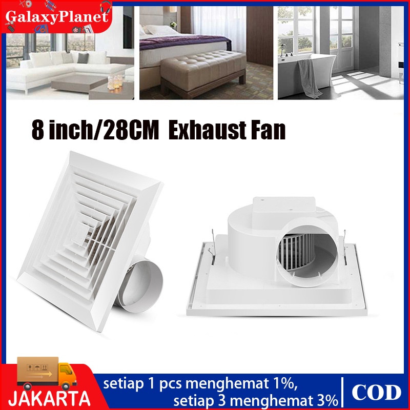 Jual 12inci Exhaust Fan Kipas Exhaust Fan 12" / Ceiling / Plafon 28cm Kipas Angin | Shopee Indonesia