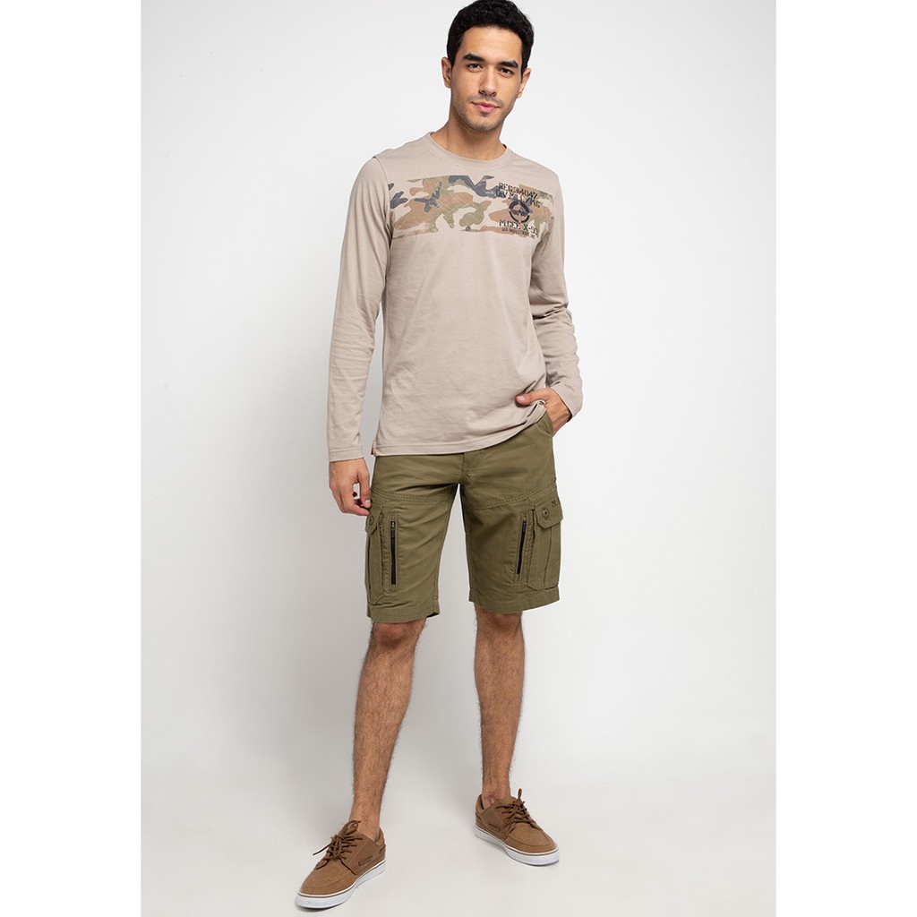 Jual Celana Cargo Pendek Pria MGee 3451C Original Ramiro 005 Brown dan ...