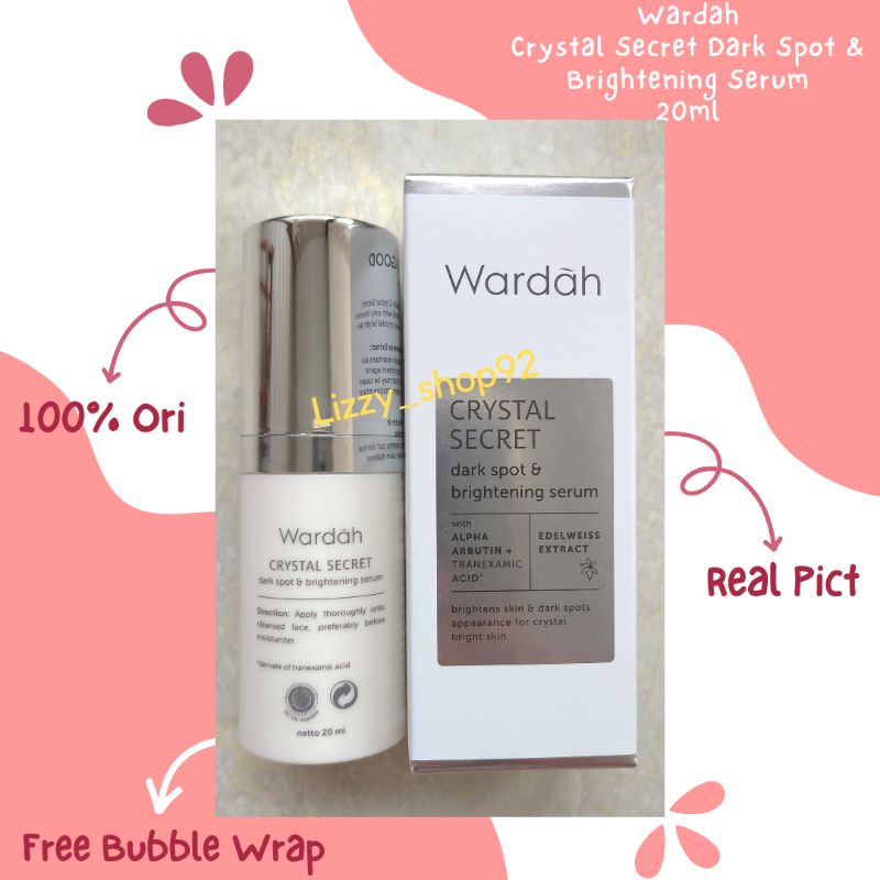 Jual Wardah Crystal Secret Dark Spot & Brightening Serum 20ml | Shopee Indonesia