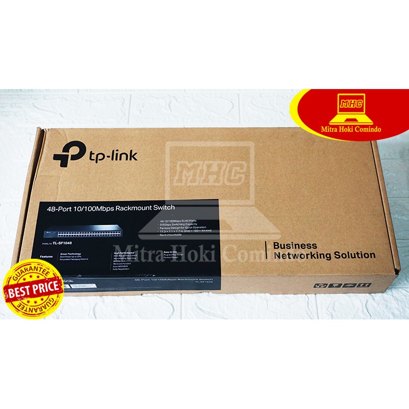 Jual Tplink TL-SF1048 48 PORT 10/100Mbps Rackmount Switch Hub | Shopee ...