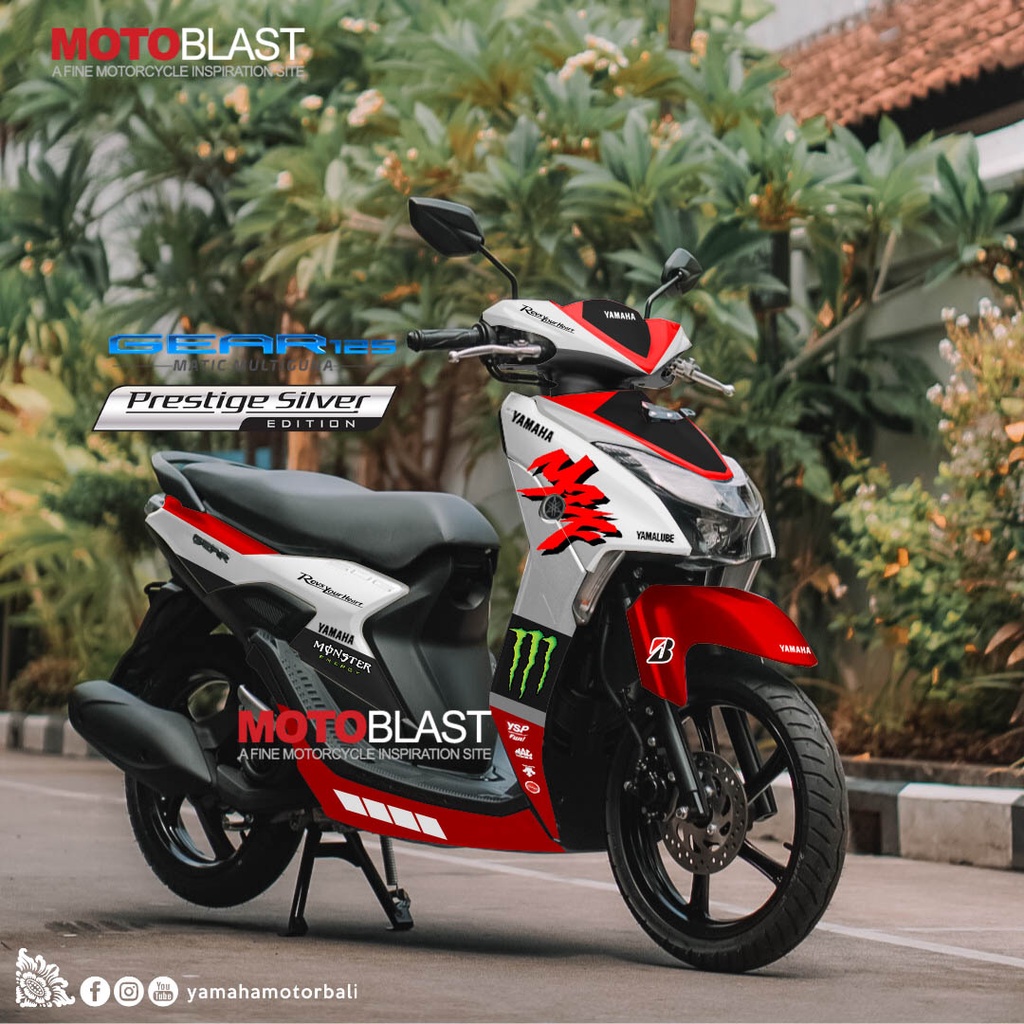 Jual Decal Sticker Motor Motoblast - Yamaha GEAR Livery 20th ...