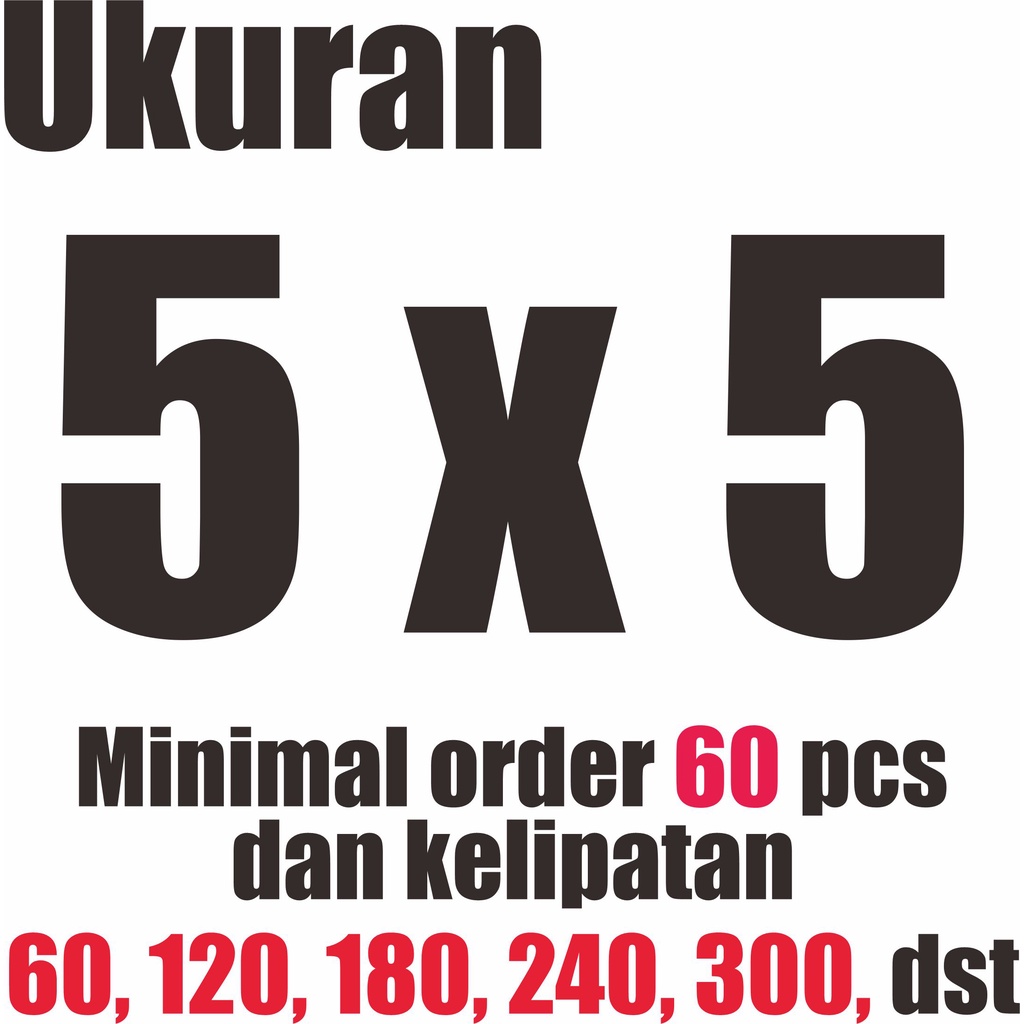 Jual CETAK STIKER LABEL OLSHOP MAKANAN MINUMAN MURAH SUDAH CUTTING ...