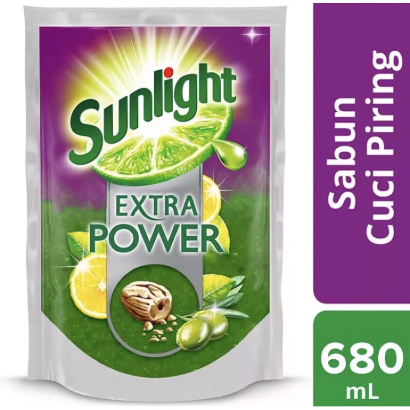 Jual Sunlight extra power refill 680ml | Shopee Indonesia
