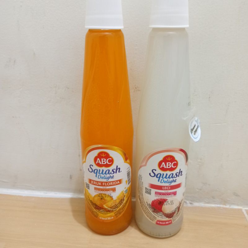 Jual ABC Squash Delight Sirup 450ml Jeruk / Leci | Shopee Indonesia