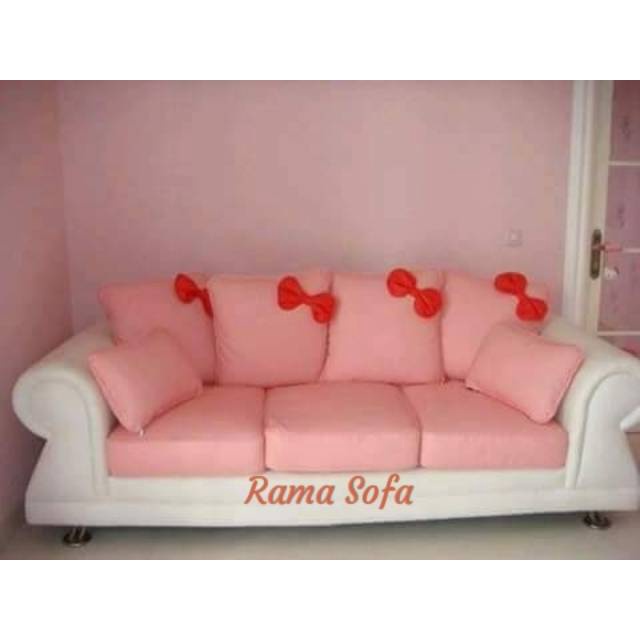 Jual HARGA MURAH Sofa hello Kitty / sofa minimalis / sofa ruang tamu ...