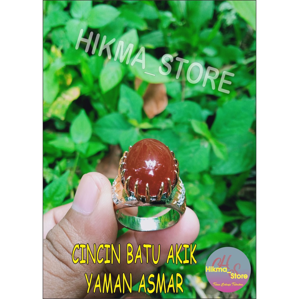 Jual CINCIN BATU AKIK YAMAN ASMAR (N) | Shopee Indonesia