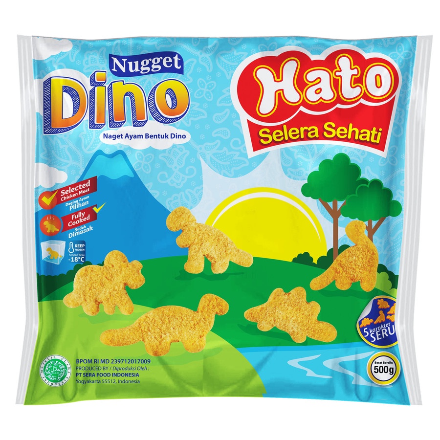 Jual Hato (Halalan Thoyyiban) Nugget Dino 500g | Shopee Indonesia