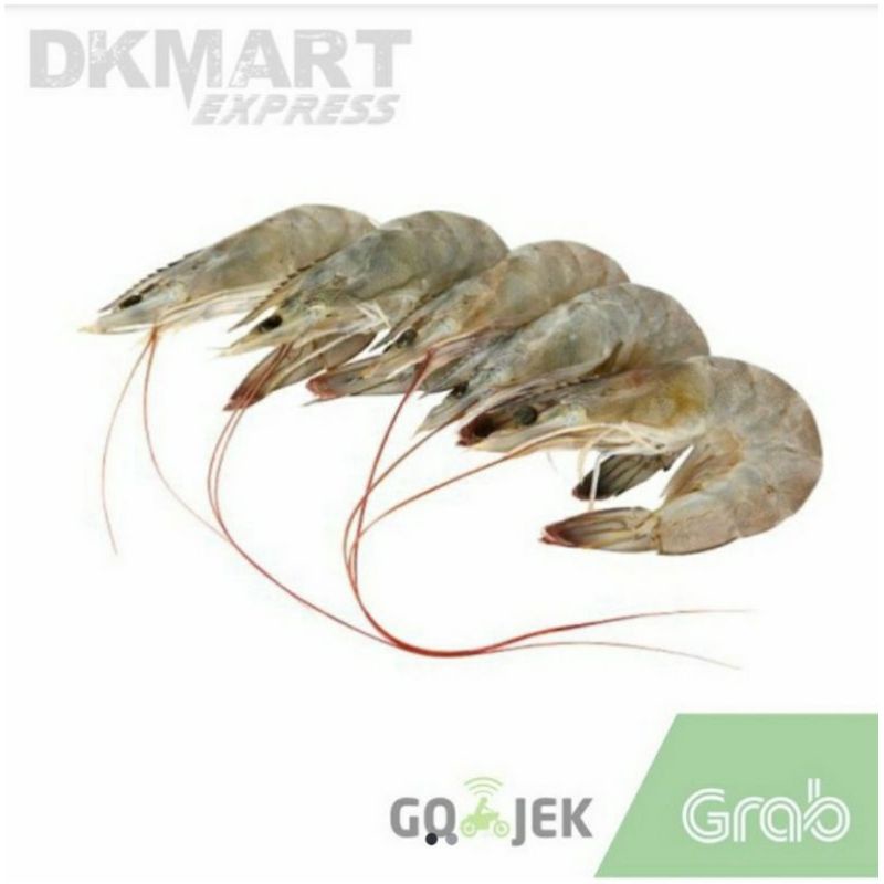 Jual udang segar 250gram udang vaname besar 250g udang fresh sedang ...