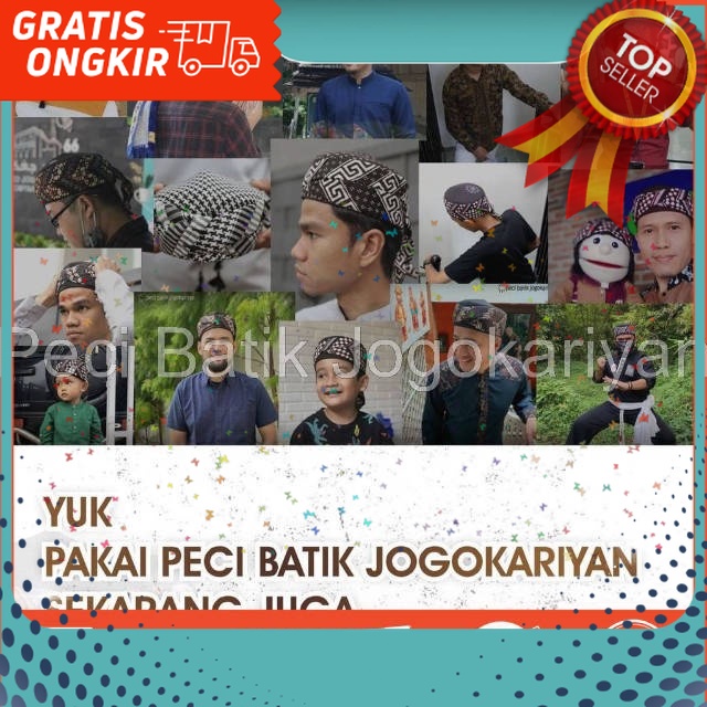 Jual PECI HIJRAH!! Peci Batik Jogokariyan - BEST SELLER!!! PECI BATIK ...
