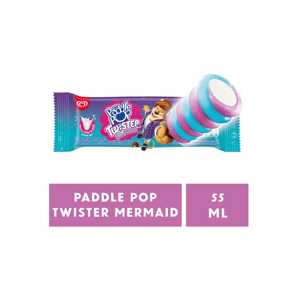 Jual Wall's Paddle Pop Twister Mermaid 55ml | Shopee Indonesia