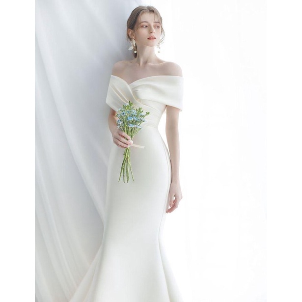 Jual Chiobushop - [Asha] Gaun pengantin wanita wedding prewedding dress ...