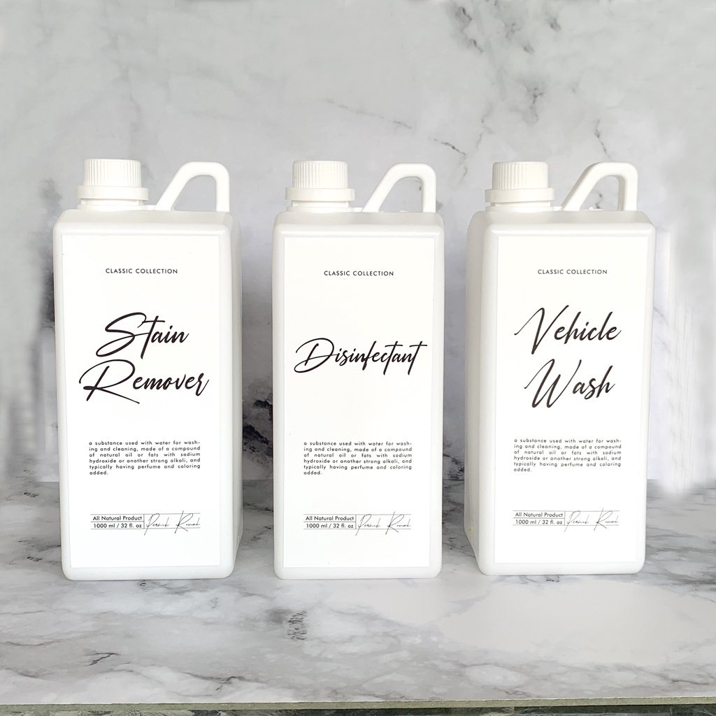 Jual Kirei Botol Deterjen Cair Estetik Refill Dispenser 1000 ml 1 Liter ...