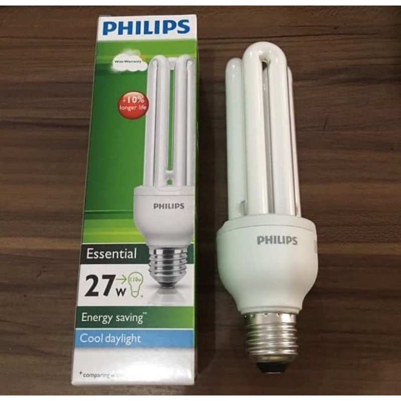 Jual Lampu Philips Essential 3U 3 Jari 27 Watt Cooldaylight 27Watt 27 W ...