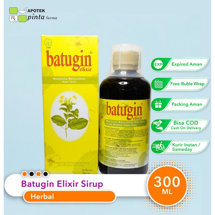Jual Batugin Elixir Sirup 300 Ml & 120 Ml | Shopee Indonesia