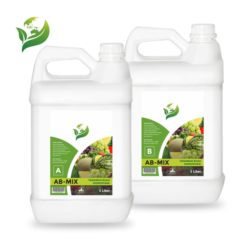 Jual AB MIX TANAMAN BUAH 5 LITER (JERIGEN) KONSENTRAT BUBUK PUPUK ...
