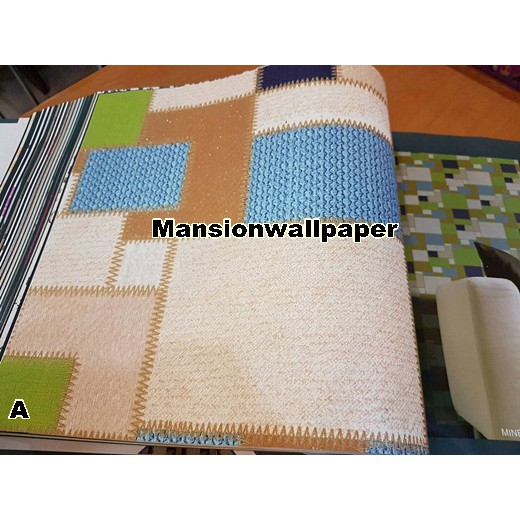 Jual Wallpaper Dinding Motif Tikar Kotak Warna Mix | Shopee Indonesia