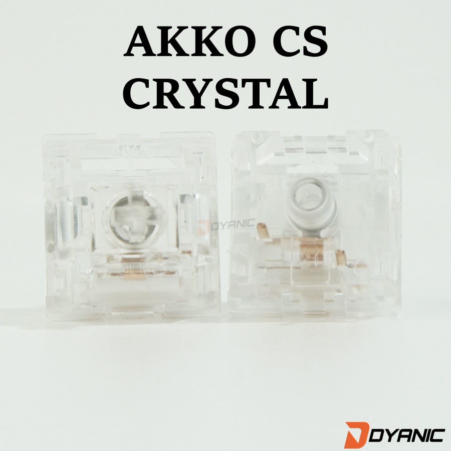 Jual AKKO CS CRYSTAL MECHANICAL SWITCH ( Linear - Plate Mount ) | Shopee Indonesia