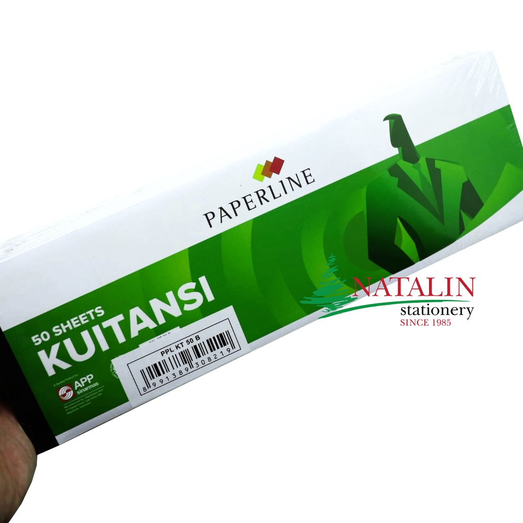 Jual Buku Kuitansi PAPERLINE Besar 50 lembar / KT 50 B / Kwitansi ...