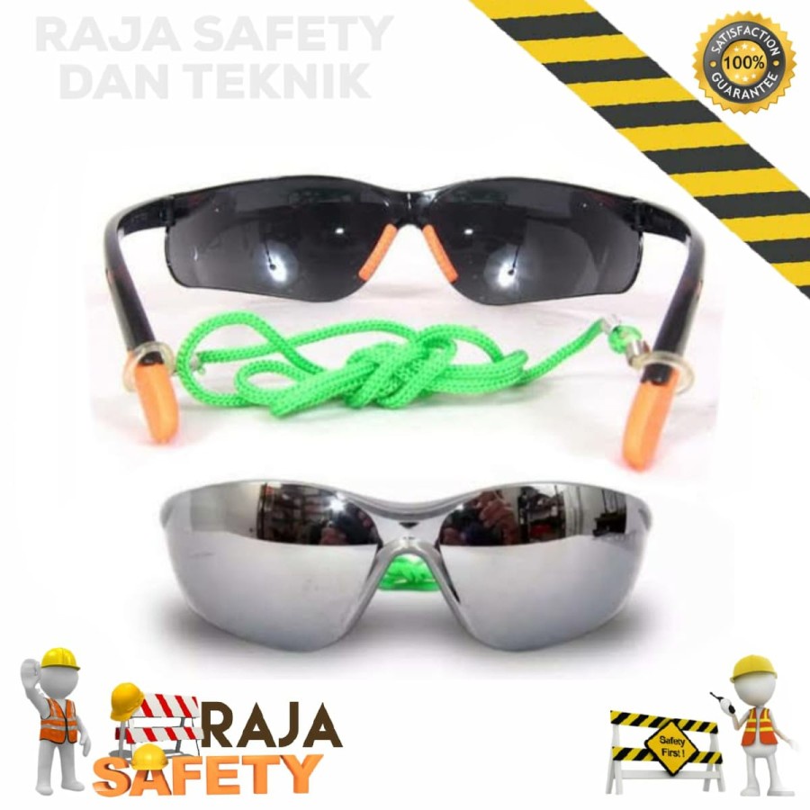 Jual Kacamata Gosave Hitam / Safety Glasses Gosave Black / Smoke ...