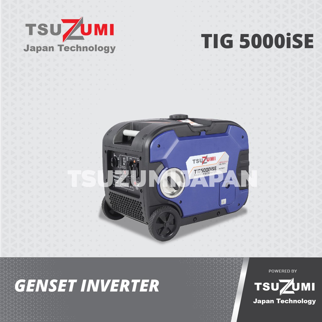 Jual Genset Inverter 5 KVA 4000 watt Super Silent Remot TIG5000iSE ...