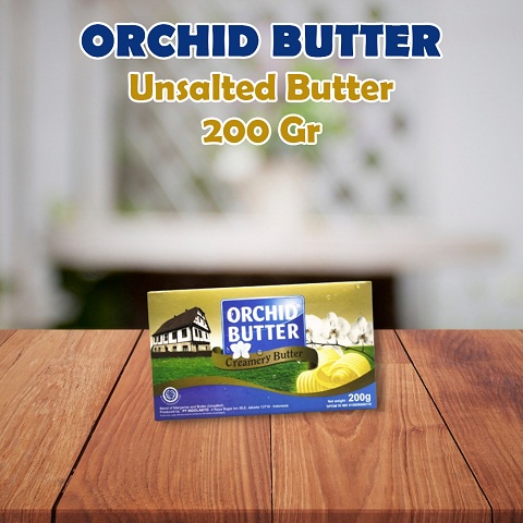 Jual Orchid Butter Unsalted Butter 200 Gr | Shopee Indonesia