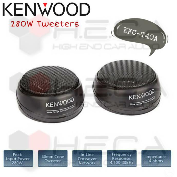 Jual Tweeter KENWOOD KFC-T40A Best Quality Mobil Speaker dashboard ...