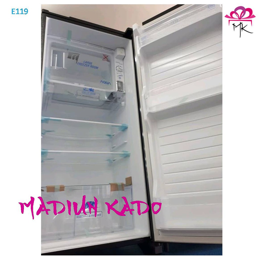 Jual Kulkas Aqua 153 Liter AQR-D191 Satu Pintu - ada tambahan ongkir kurir | Shopee Indonesia