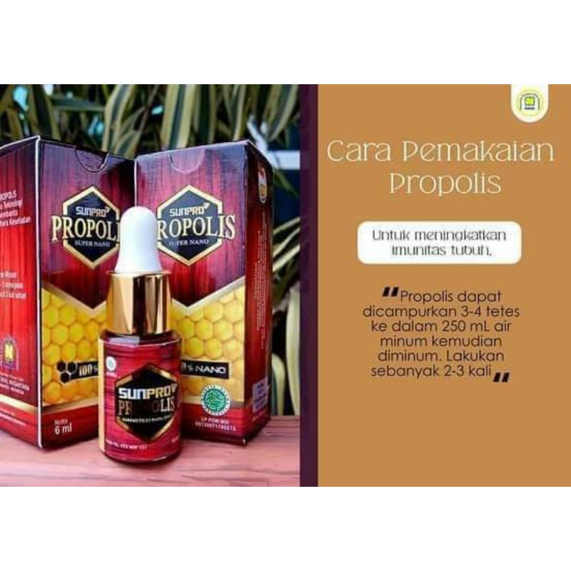 Jual SUNPRO NANO PROPOLIS ORIGINAL NASA(6ml) | Shopee Indonesia