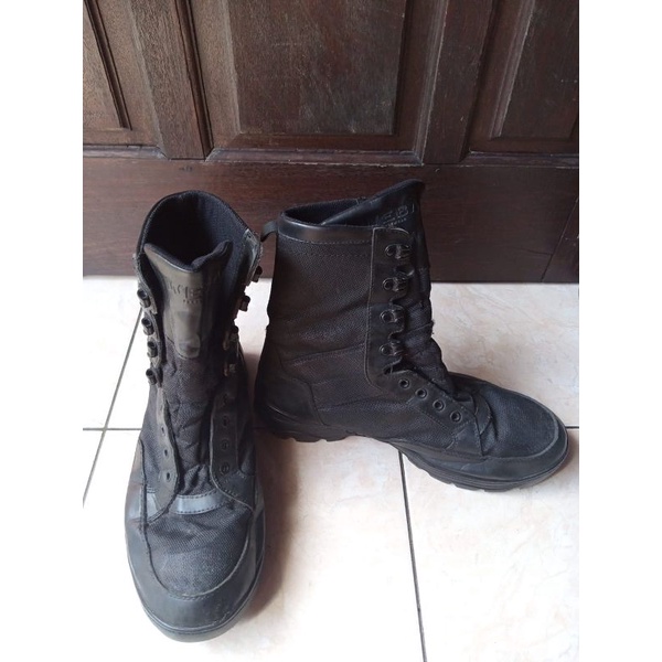 Jual SEPATU PDL KOMBINASI KULIT DAN KAIN | Shopee Indonesia
