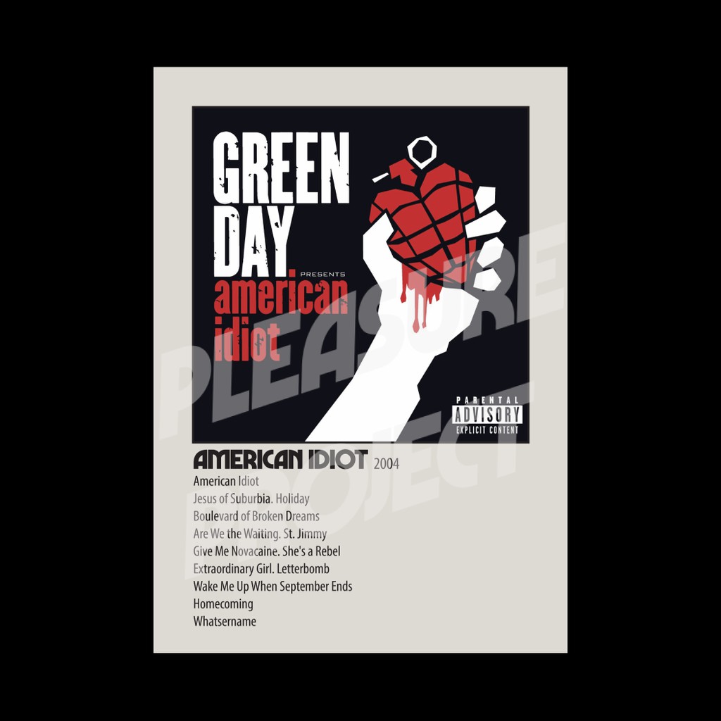 Jual POSTER BAND GREEN DAY - AMERICAN IDIOT | Shopee Indonesia