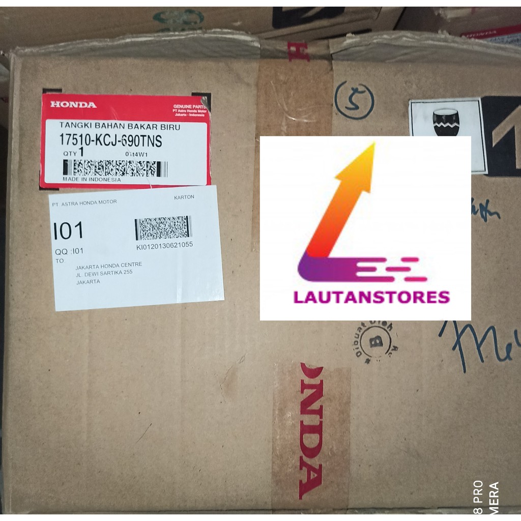 Jual 17510-KCJ-690TNS Tangki Bensin Tiger Lama Tiger 2000 BIRU | Shopee ...