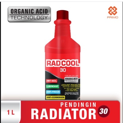 Jual Pendingin Radiator PRIMO RAD COOL 30 1 LITER Merah | Shopee Indonesia