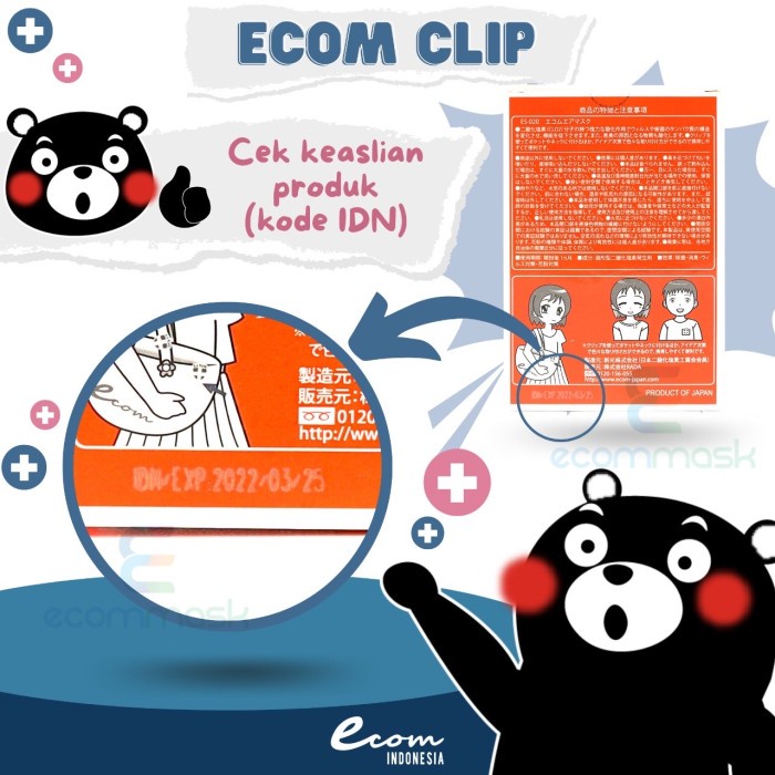 Jual LAINNYAKESEHATAN- EA MASK E.A MASK CLIP ORIGINAL 100% - BIRU ...