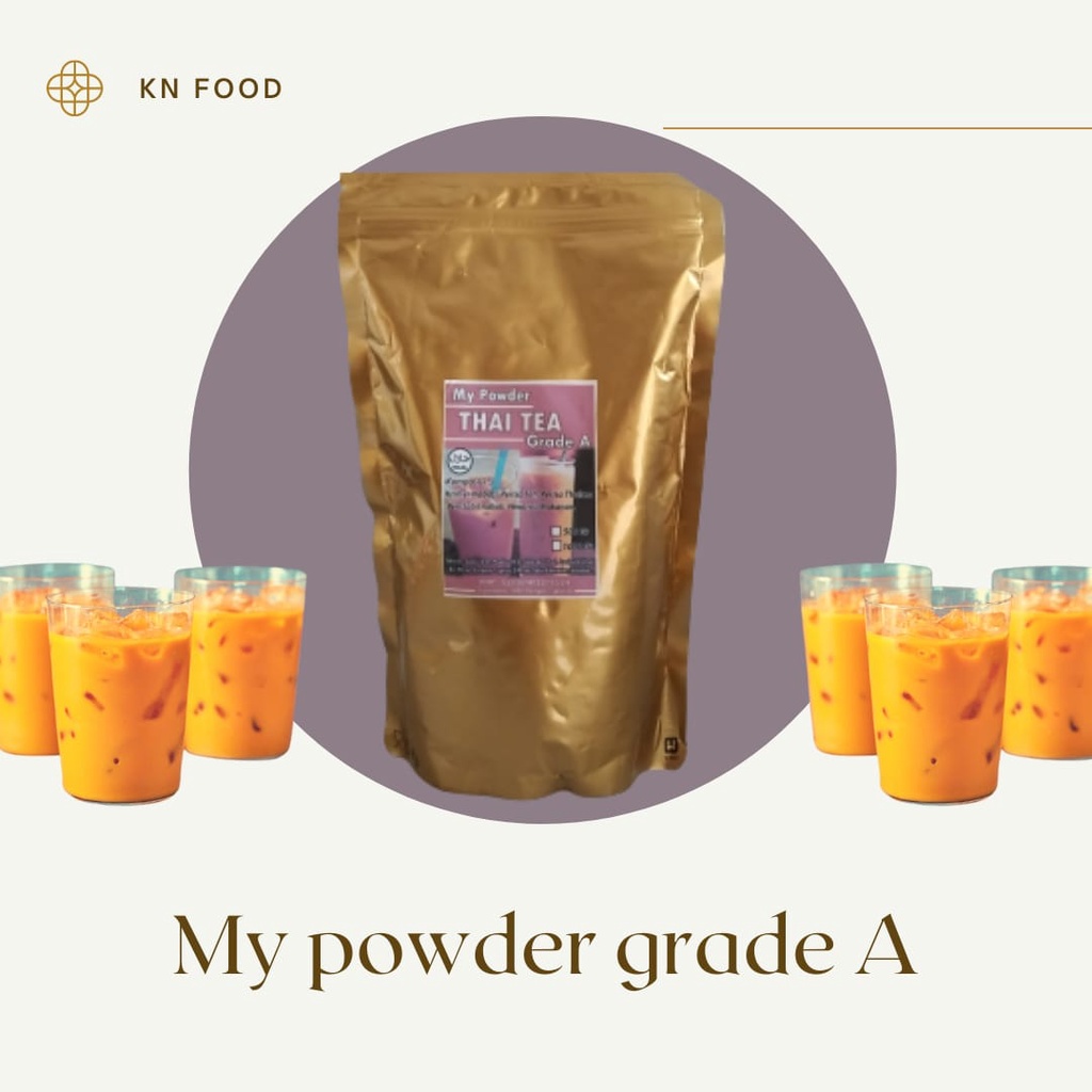 Jual My Powder Minuman Rasa Thai Tea Grade A 500 Gram | Shopee Indonesia