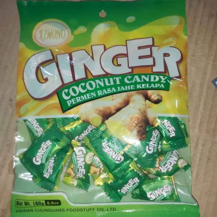 Jual Permen Kimono Ginger Coconut Candy 160GR | Shopee Indonesia