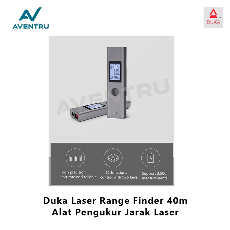 Jual Duka Laser LS-P LS5 40M Alat Ukur Jarak Laser Meter Meteran ...