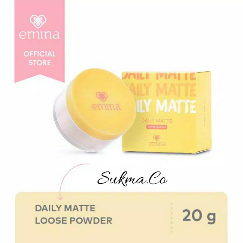Jual Emina Daily Matte Loose Powder (20 gr) | Shopee Indonesia