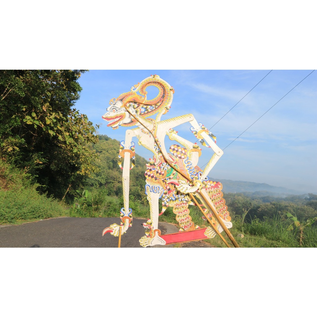 Jual Wayang Kulit Sapi Asli Anoman/Hanoman Obong Alusan Ukuran Standar ...