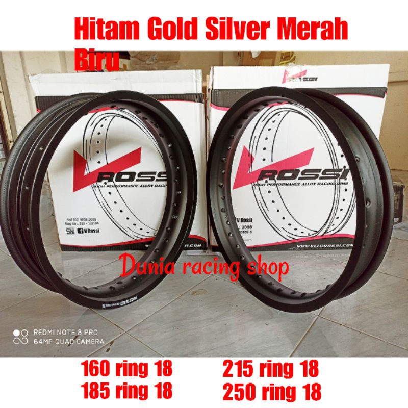 Jual Velg Rossi 140 160 185 215 250 300 350 ring 18 - Velg Rossi ...