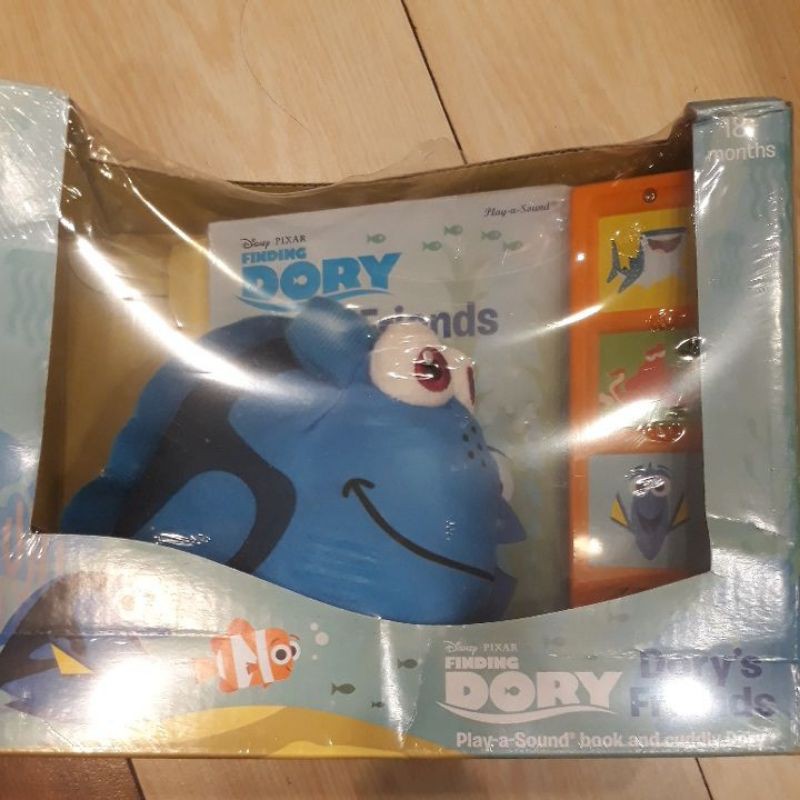 Jual Finding Dory Pixar Play a Sound Book and Cuddly Dory | Shopee ...