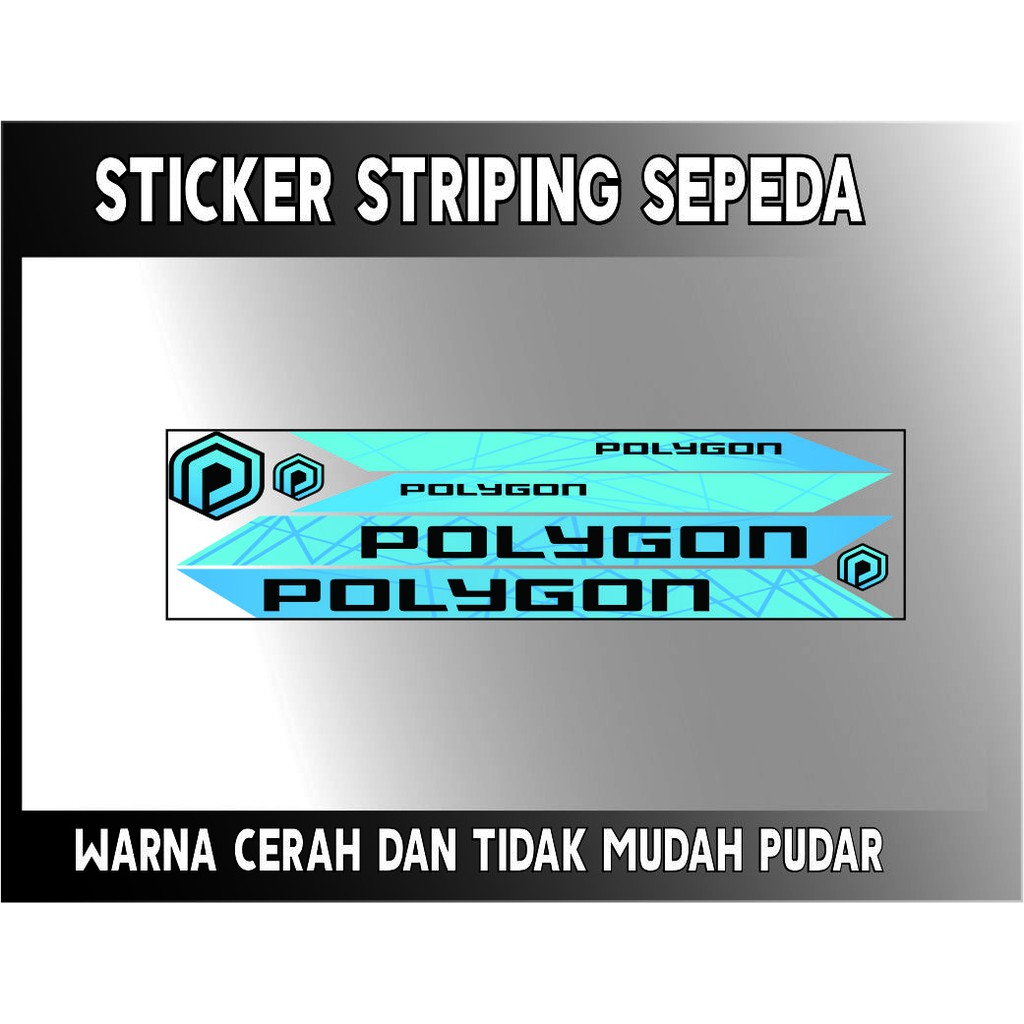 Jual STIKER VARIASI STRIPING MOTIF BUAT SEPEDA BIKE NEW POLYGON | Shopee Indonesia