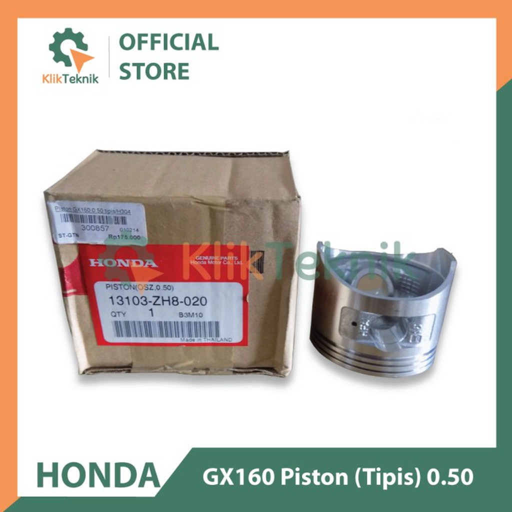 Jual HONDA Piston GX160 atau GX200 T1 0.50 Honda asli 13103-ZH8-020 (tipis) | Shopee Indonesia