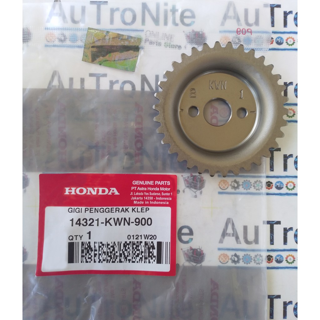 Jual Gear Sentrik Penggerak Klep SPROCKET CAM 34 T 14321-KWN-900 Ori ...