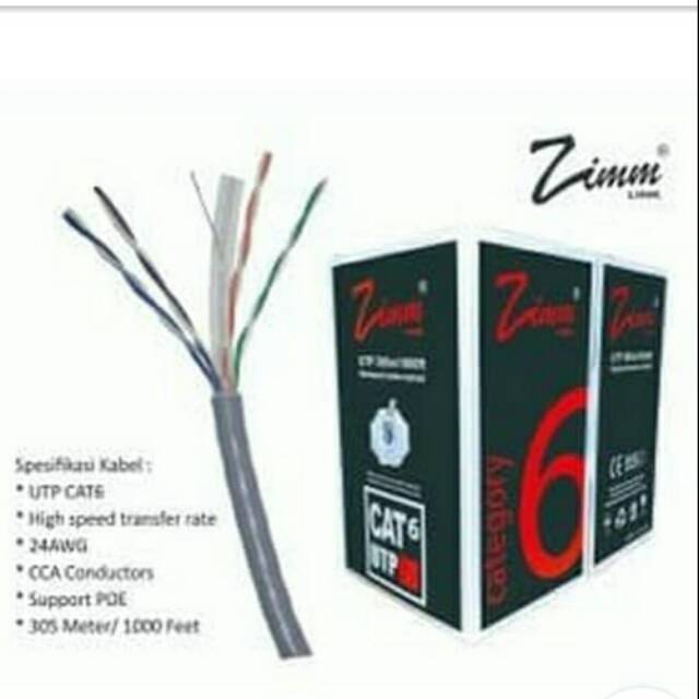 Jual Kabel lan zimlink meteran | Shopee Indonesia