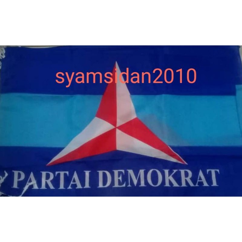 Jual bendera partai Demokrat ukuran 2x3meter | Shopee Indonesia